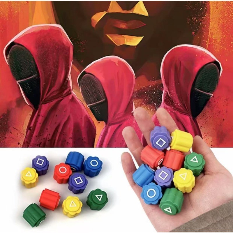 Gonggi Squid Game 2 Korean Traditional Game Prop Set (ddakji ...