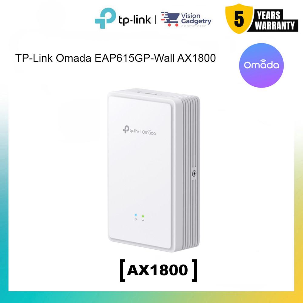 TP-Link EAP615GP-Wall Omada AX1800 Wi-Fi 6 Wall Plate GPON Access Point | Shopee Malaysia