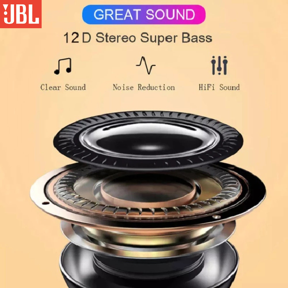 TWS Pro 5S Wireless Bluetooth Earphones Sports HiFi Stereo Waterproof ...