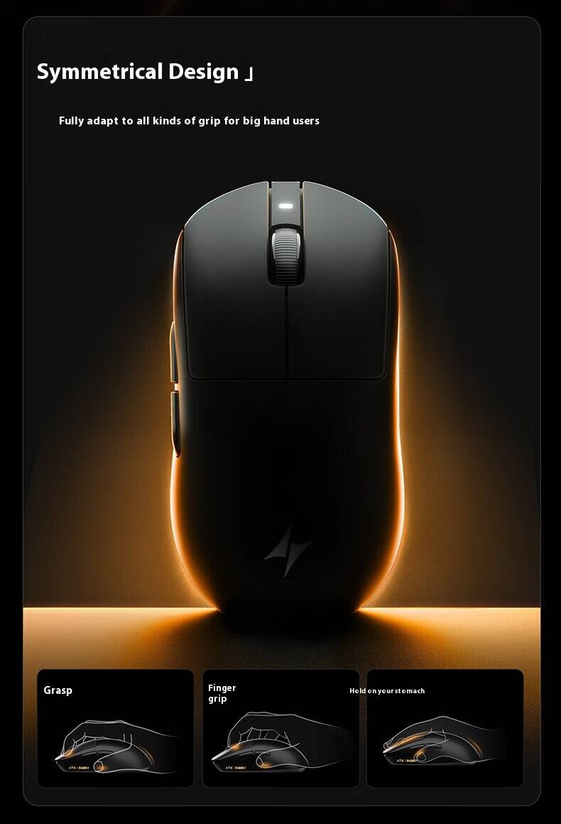 ATK Dragonfly A9 wired/Bluetooth/2.4G/lightweight gaming office e ...