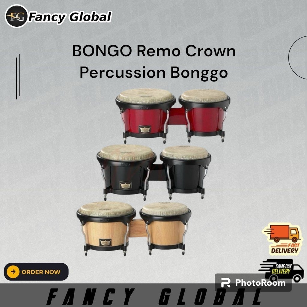BONGO Remo Crown – Alat Perkusi Berkualiti Tinggi | Shopee Malaysia