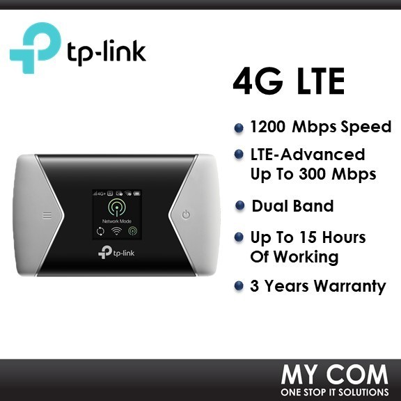 TP-Link M7450 CAT6 AC1200 2.4 + 5Ghz 4G LTE Wifi Modem Router 300 Mbps ...