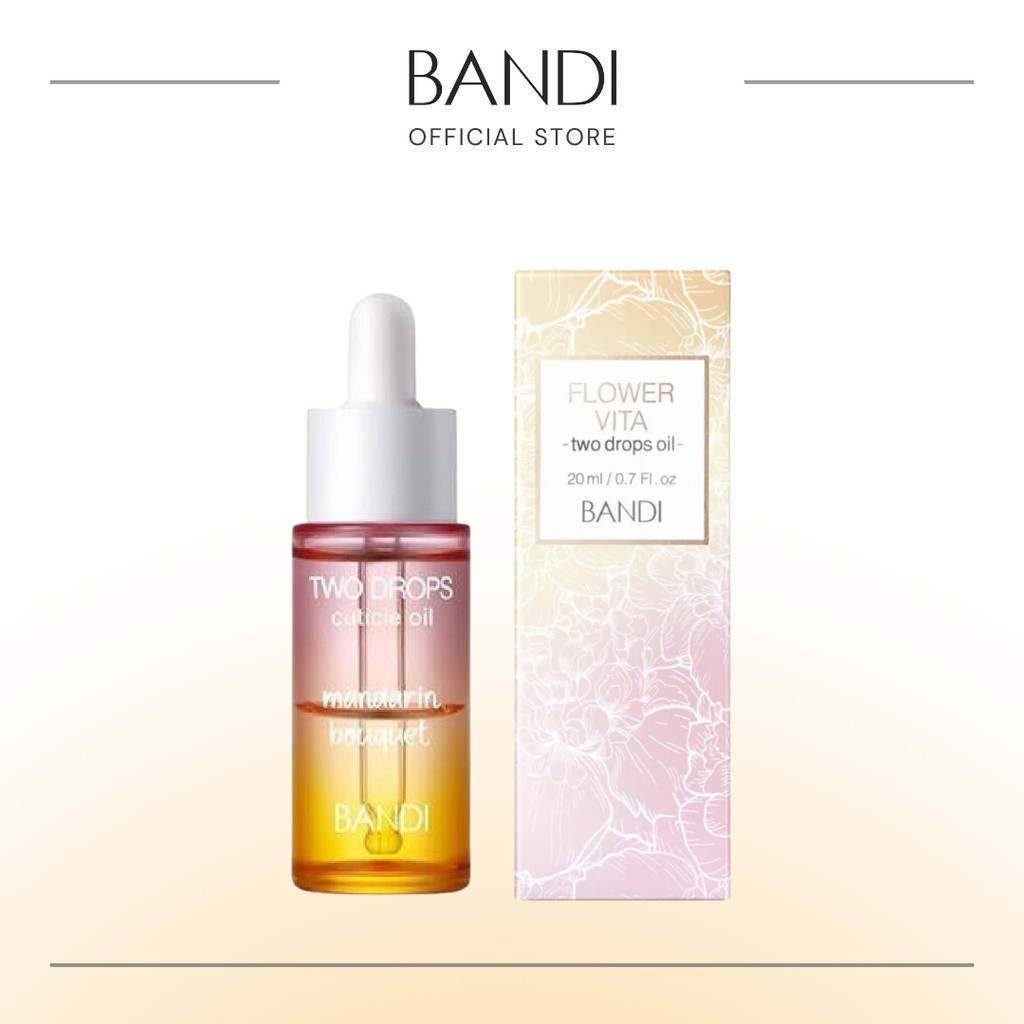 BANDI Flower Vita Cuticle Care Two Drops Oil - Mandarin Bouquet (20ml ...