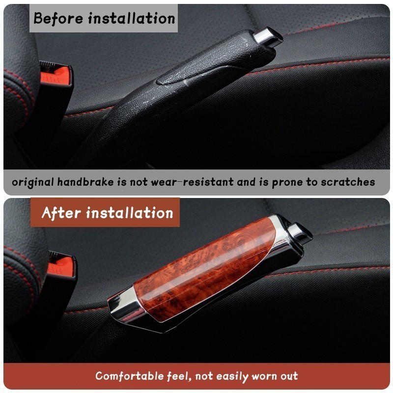 Universal Toyota GR Sport Car Hand Brake Cover Carbon Fiber Style Car ...