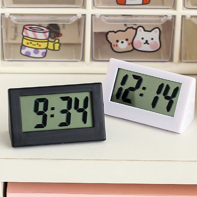 Mini Digital Clock Table Alarm Clock Portable Clock With Battery ...