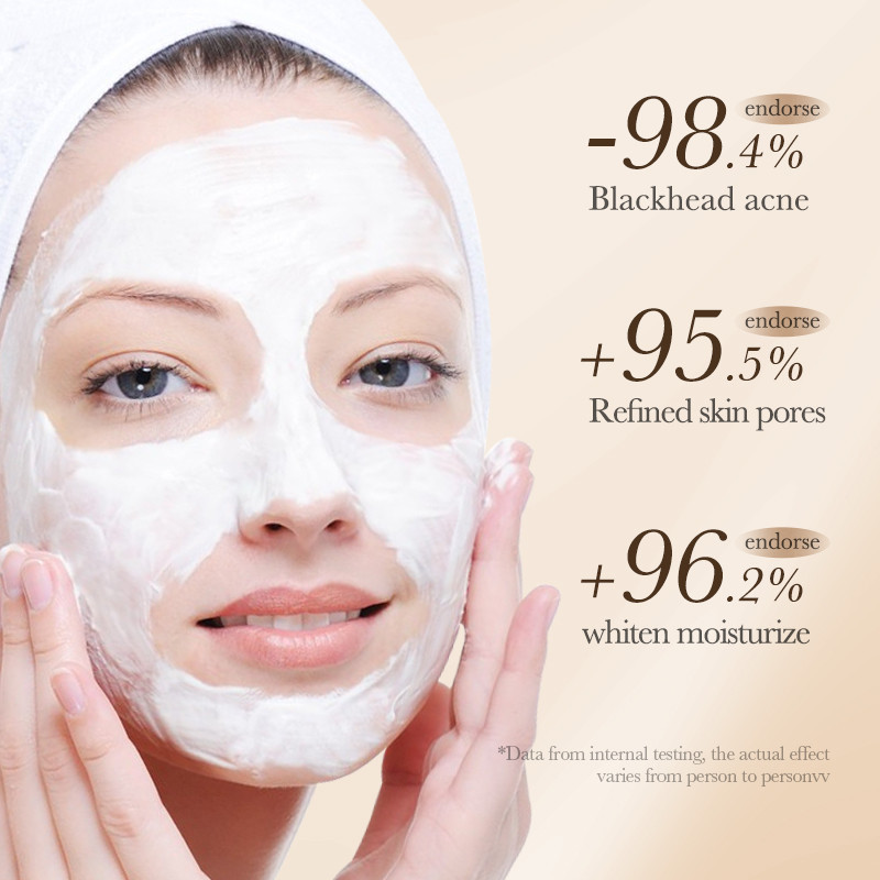 BIOAQUA Rice Raw Pulp Peel-Off Mask Detoxification Reduce Acne Remove ...