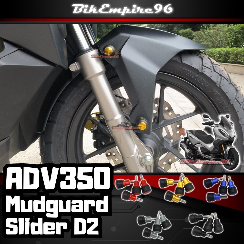 Honda Adv350 Front Mudguard Slider D2 Alloy 6mm for ADV160 XDV250i ...