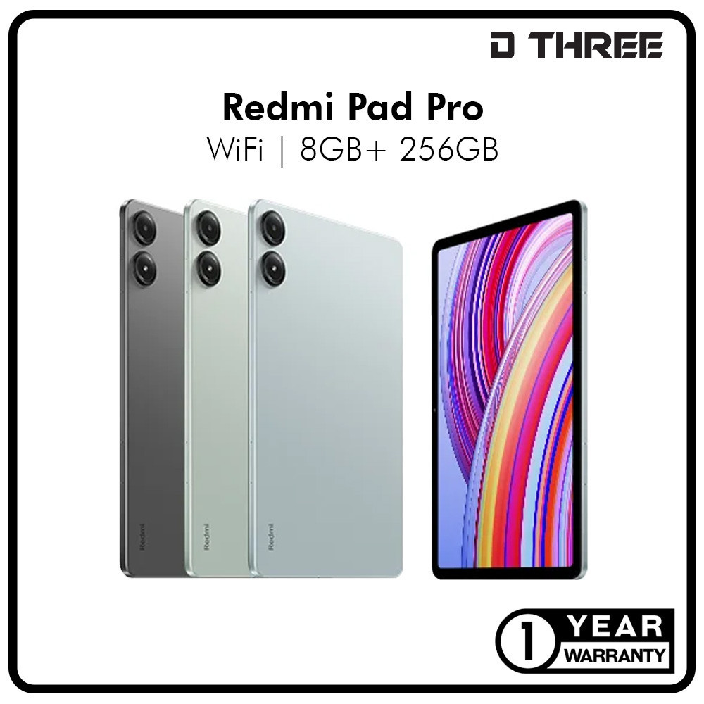 Redmi Pad Pro (8+256GB) WiFi version | Original Malaysia New Set ...