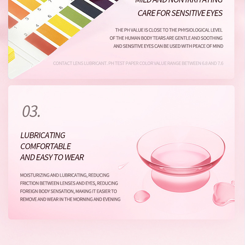 EYESHARE Contact Lens Relief Eye Drops 8 ml Hyaluronic Acid Lens ...