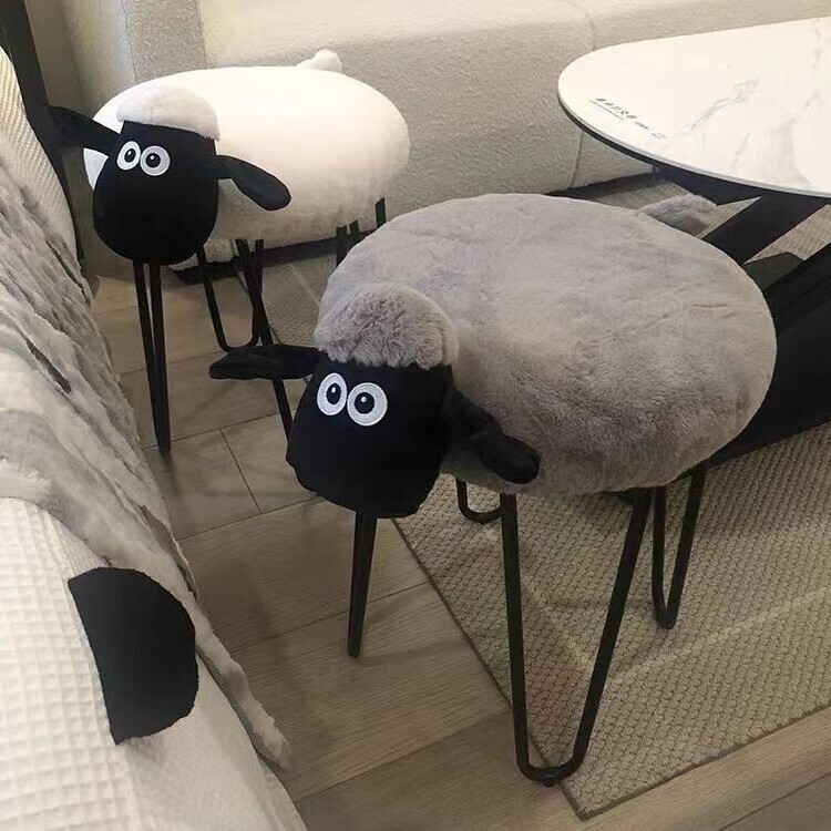 Internet Celebrity Removable And Washable Lamb Makeup Home Cartoon ...