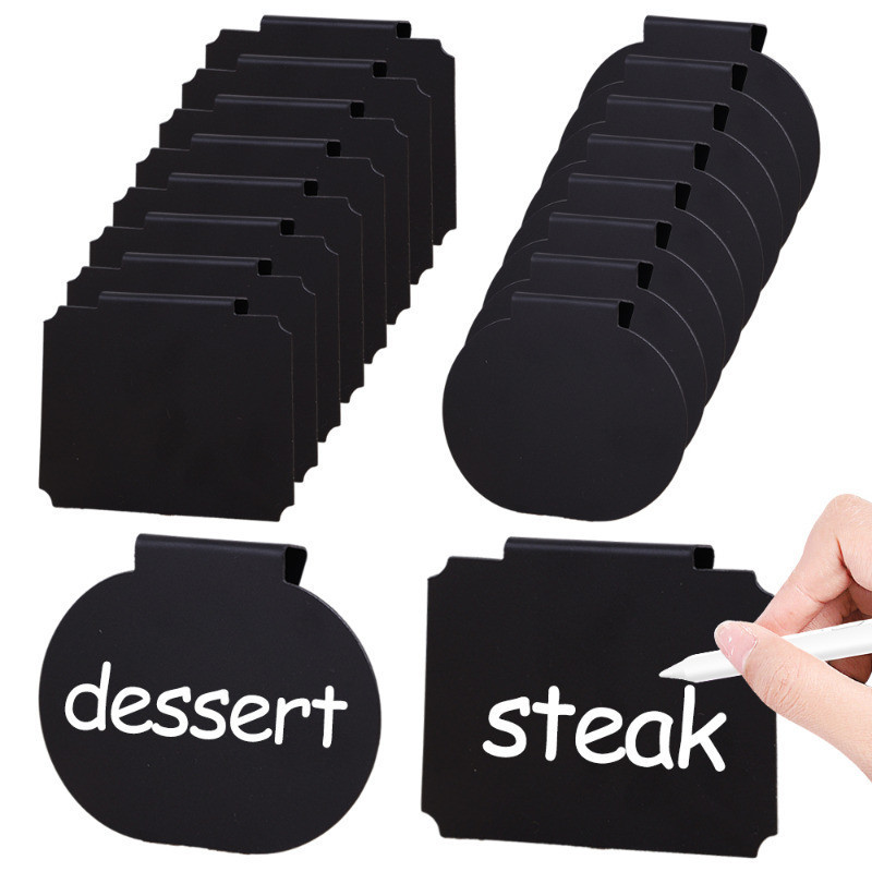 A5/A6 Chalkboard Price Tag With Clip - Merchandise Sign Display Holder ...
