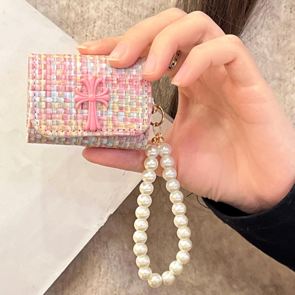 Colourful Woven Leather Earphone Case for Edifier LolliPods/Pro 3 Xmel X2 X3 ZERO AIR U3PLUS ...