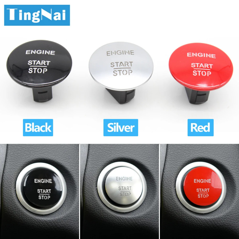One-click Start Stop Keyless Engine Ignition Push Switch Button For ...