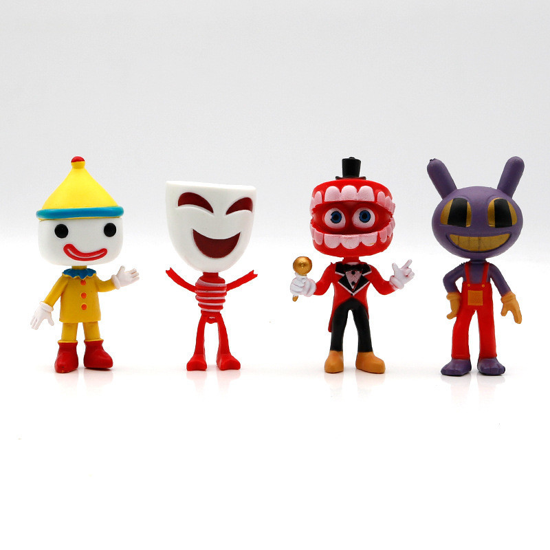 8pcs/Set The Amazing Digital Circus Figure Toy Pomni Jax Kinger Action ...