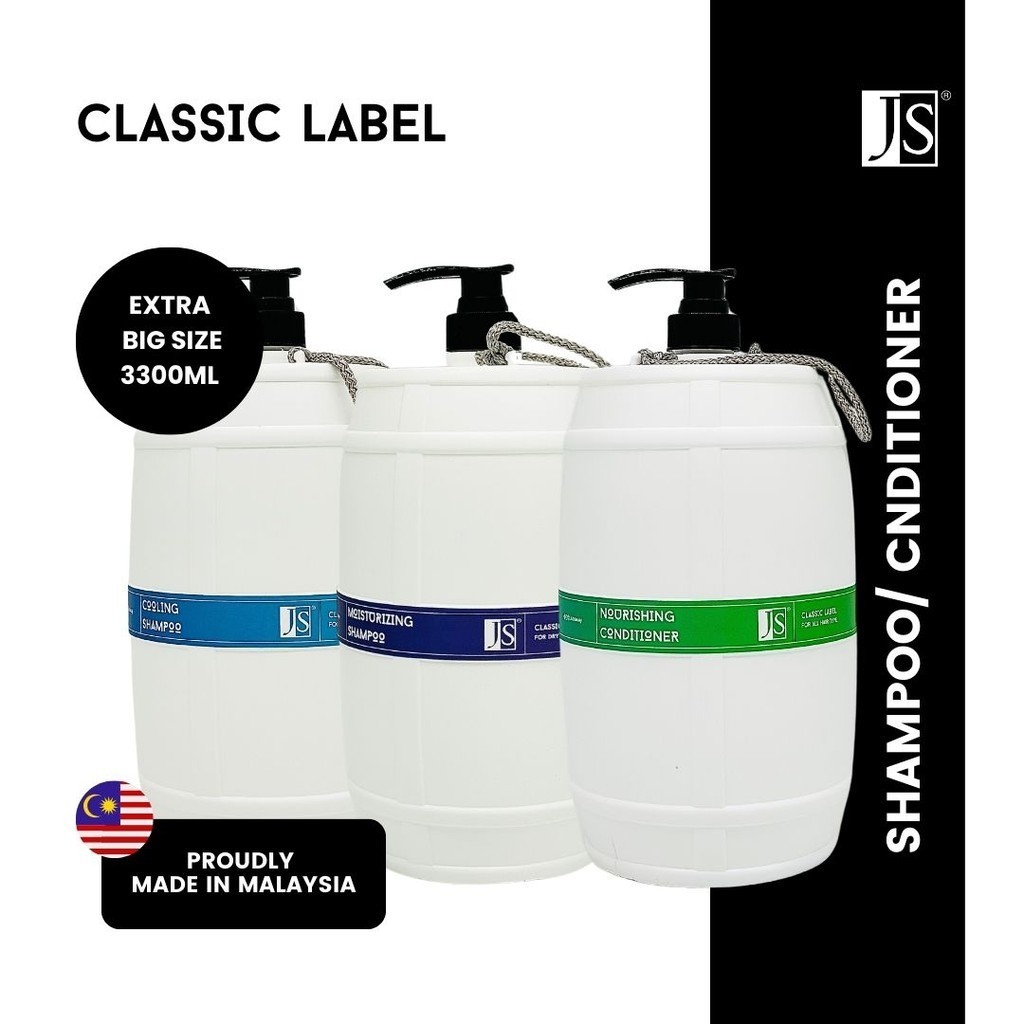 JS Classic Label Cooling Shampoo/ Moisturizing Shampoo/ Nourishing ...
