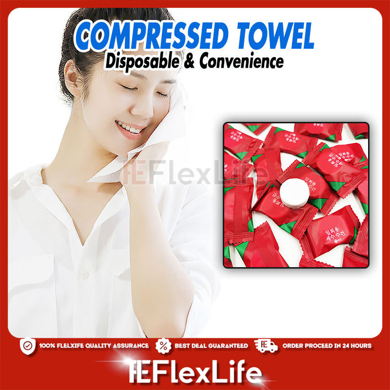 Compressed Disposable Wipes Candy Cotton Soft Cleansing Towel Portable ...