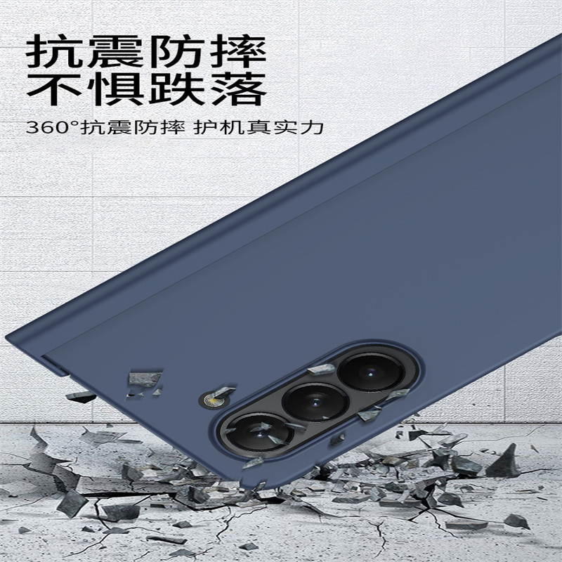 Slim Pen Slot Hinge Folding Case Casing Samsung Z Fold 6 Z Fold 5 Z ...