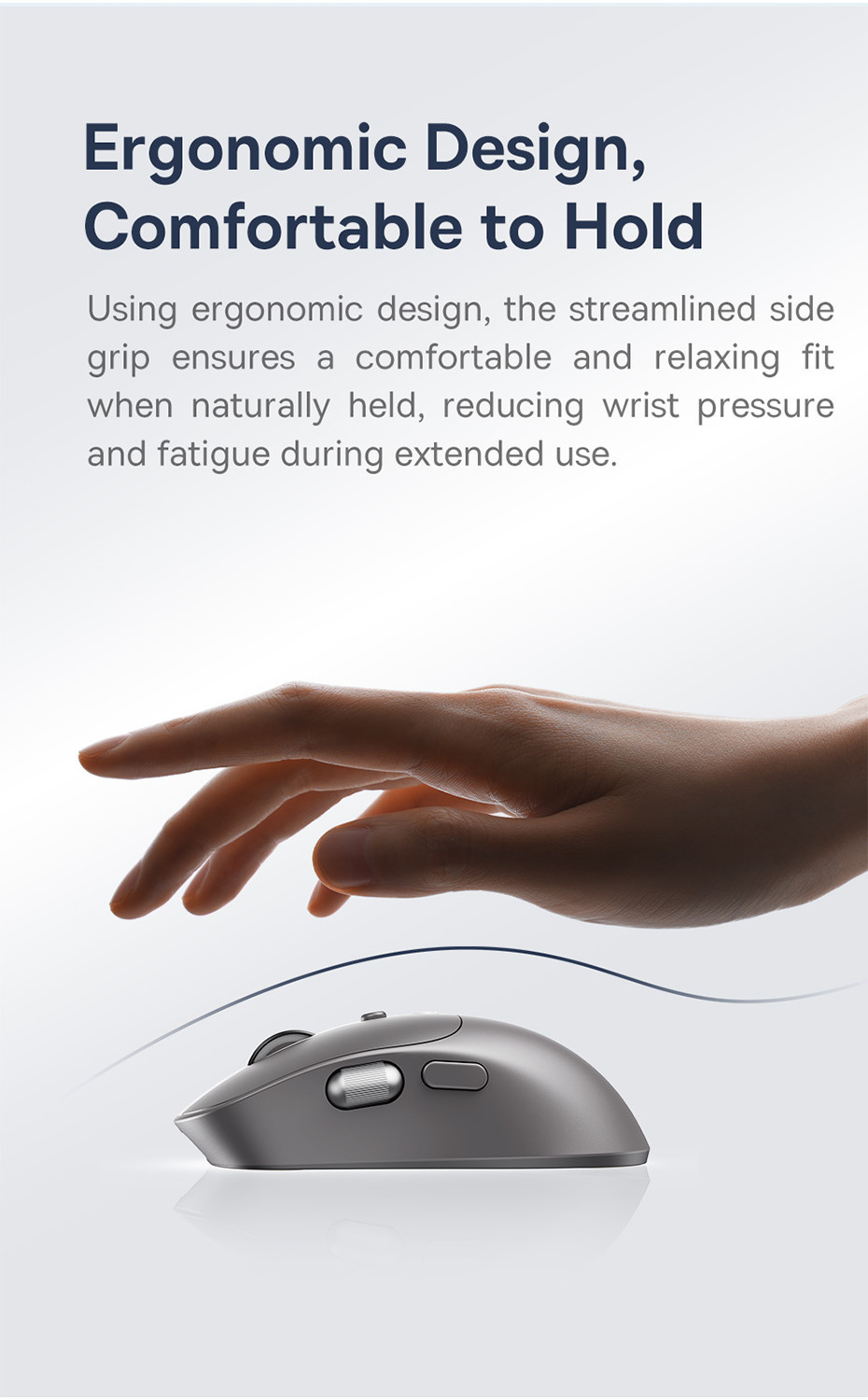 Baseus Editor Series Wireless Mouse with Long Battery Life Digital ...