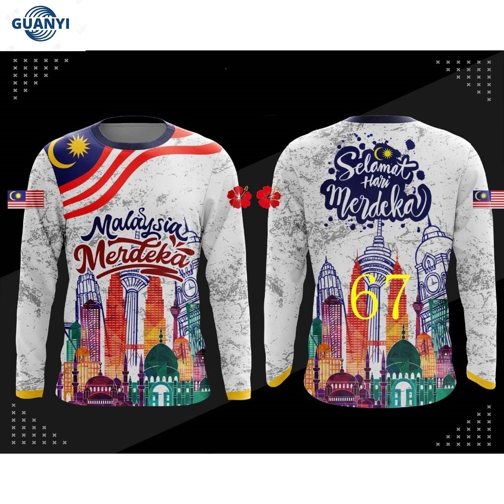 Malaysia 67th Merdeka 2024 Design Sublimation Jersey (guanyi) | Shopee ...