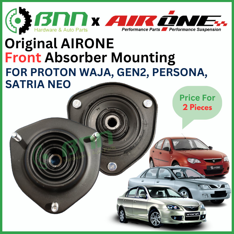 [BNN] AIRONE Proton Waja, Gen2 Gen 2, Persona, Satria Neo Front Absorber Mounting (Depan) (1 or ...