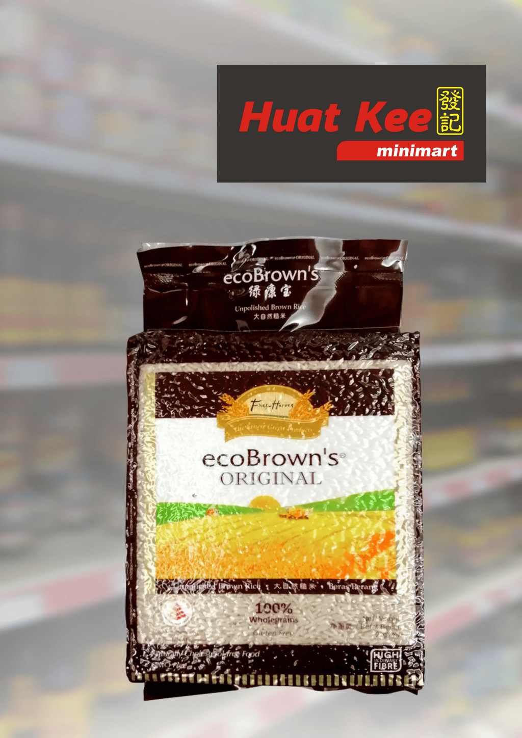 EcoBrown's Original 2kg (unpolished brown rice) | Shopee Malaysia