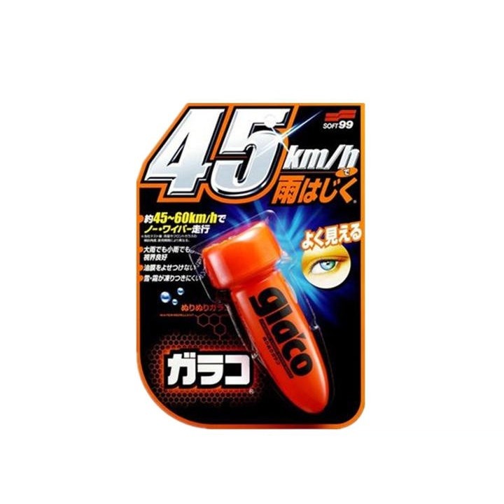 SOFT 99 Glaco Roll On Rain Water Repellant Chemical Liquid Super Wiper ...