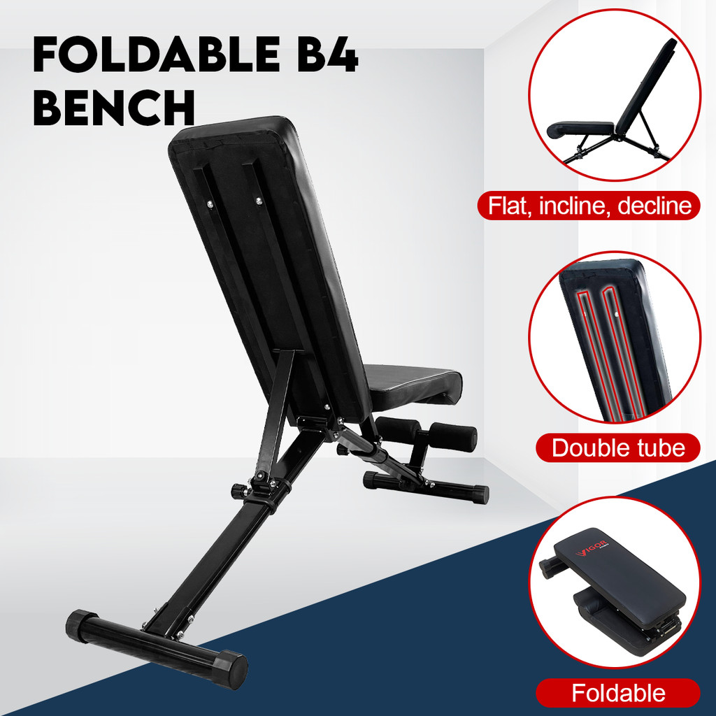 Vigor Fitness Adjustable Dumbbell Bench Gym Bench B4 / Bangku Gim ...