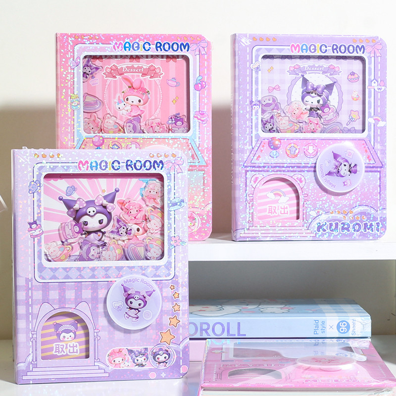 【Upgraded】 Kuromi My Melody Gacha Machine Notebook Capybara Creative ...