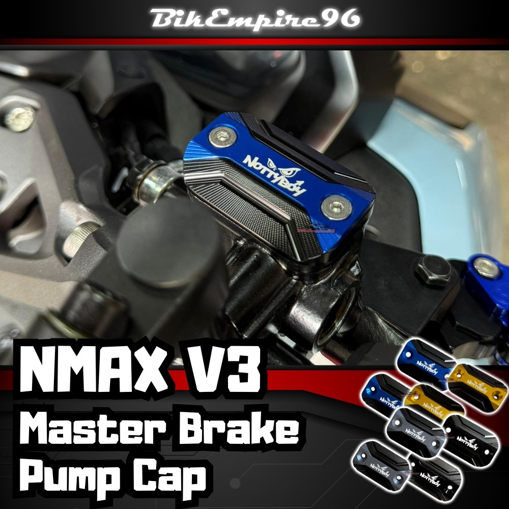 NMAX 155 V3 2025 Master Brake Pump Cap Brake Fluid Reservoir Covers ...