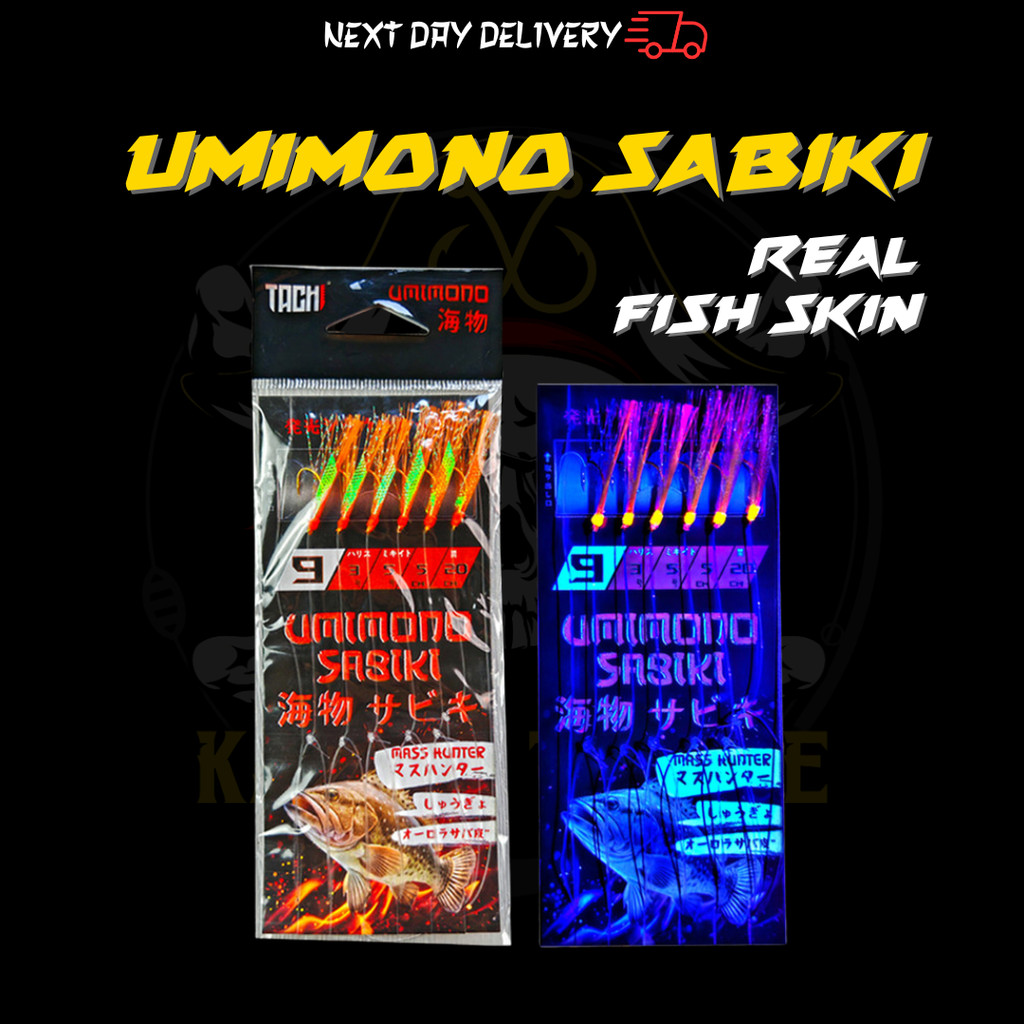 TACHI Umimono Sabiki Apollo Rig Live Bait Fishing Laut UkiUki Pantai ...
