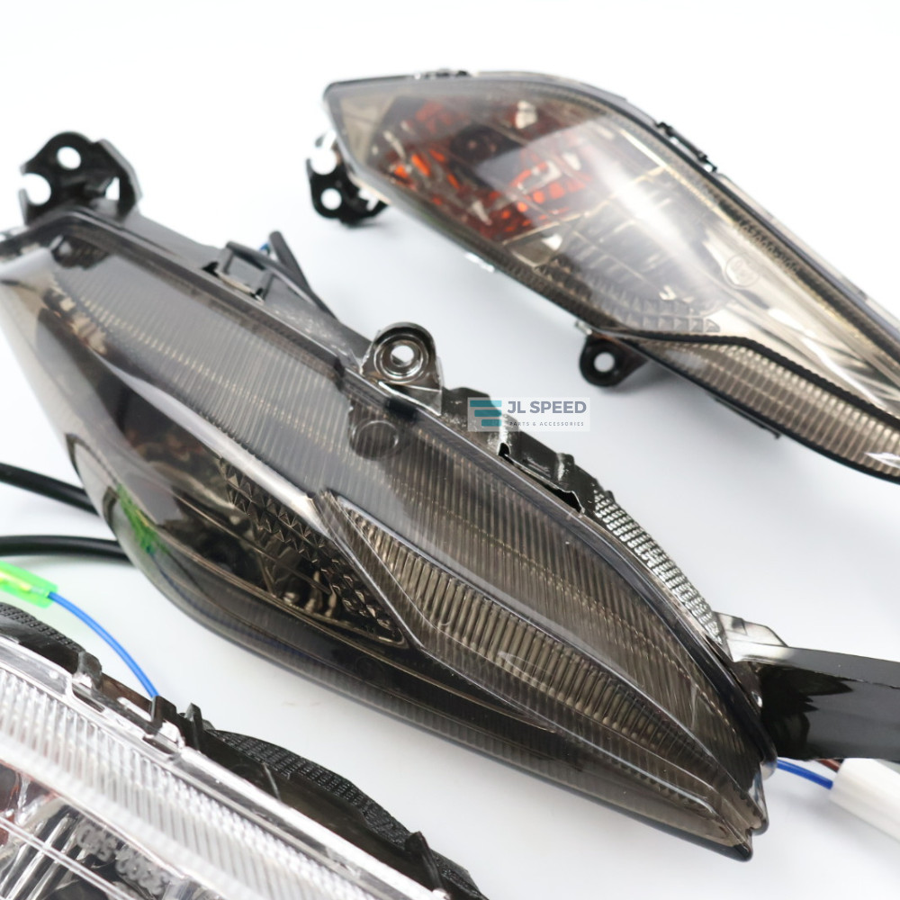 ORIGINAL VIETNAM YAMAHA LC135 LC 135 V4 V5 V6 V7 FRONT SIGNAL SET SIGNAL DEPAN LED CLEAR / SMOKE ...
