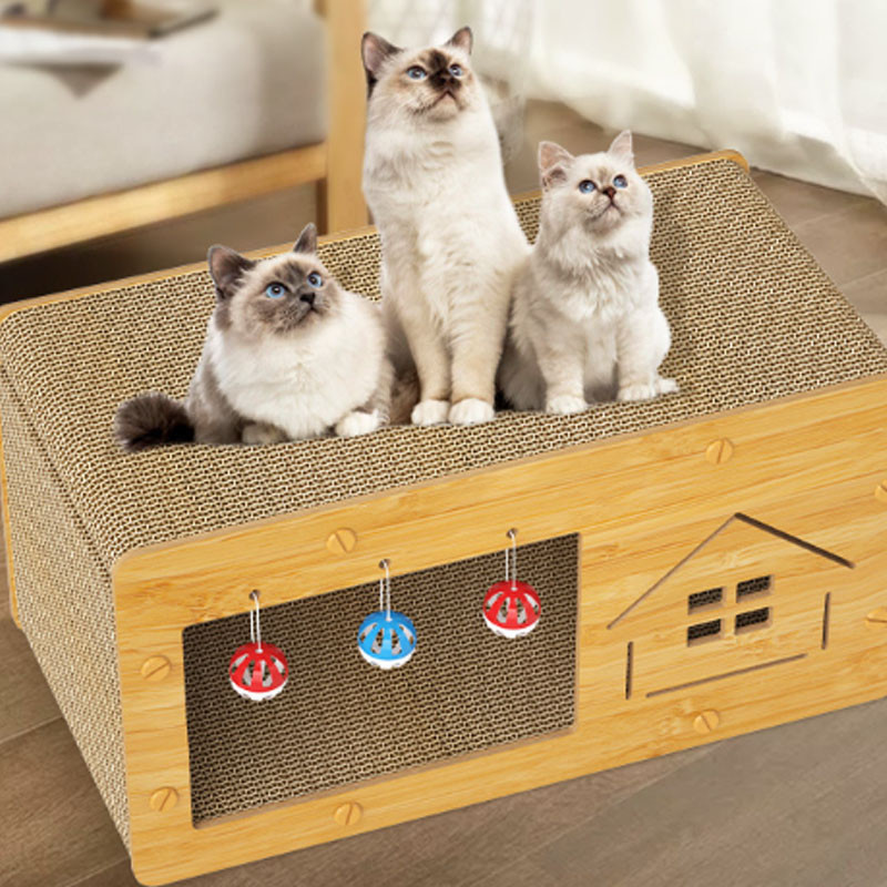 [Box Shape] Cat Box Scratcher Cat Scratcher Scratching Board Pad Cat ...
