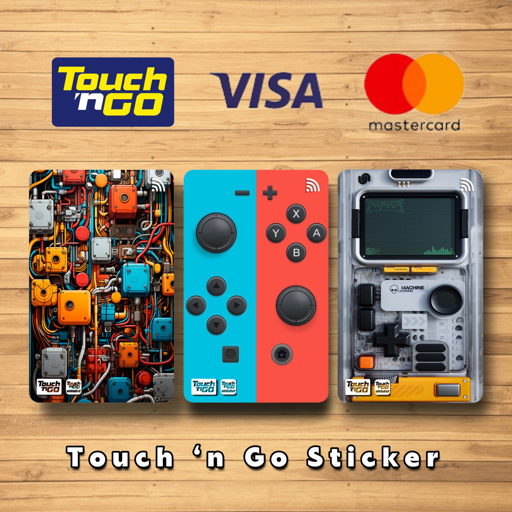 ( GAMEBOY Series ) Touch n Go Card Sticker Cover TNG / MASTER / VISA ...
