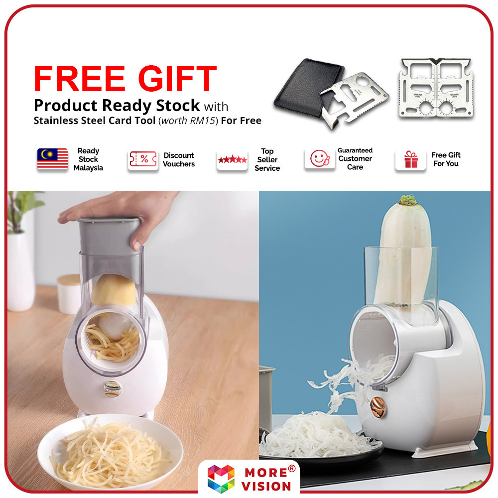Multifunction Electric Slicer Cutter Machine Rechargeable Vegetable ...