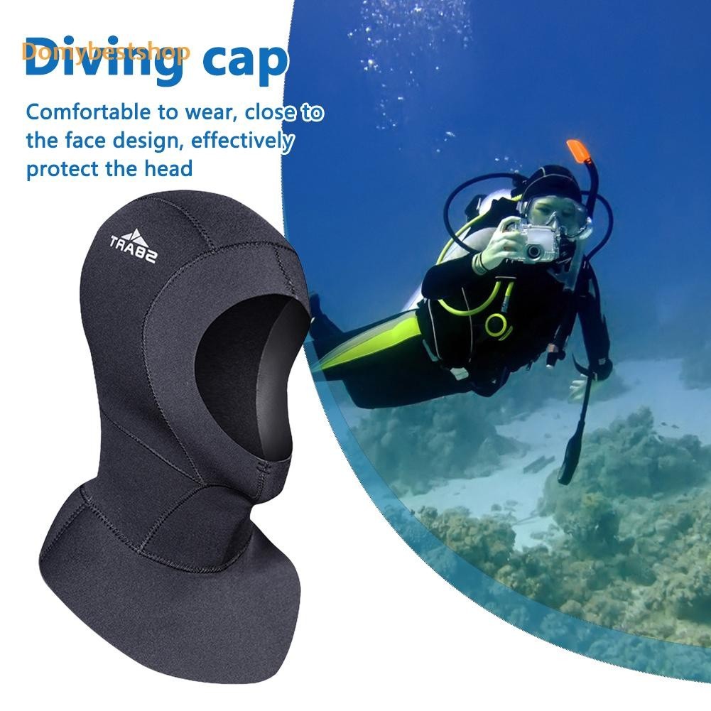 original [Domybestshop.my] 3MM Rubber Scuba Diving Hood Head Protection ...