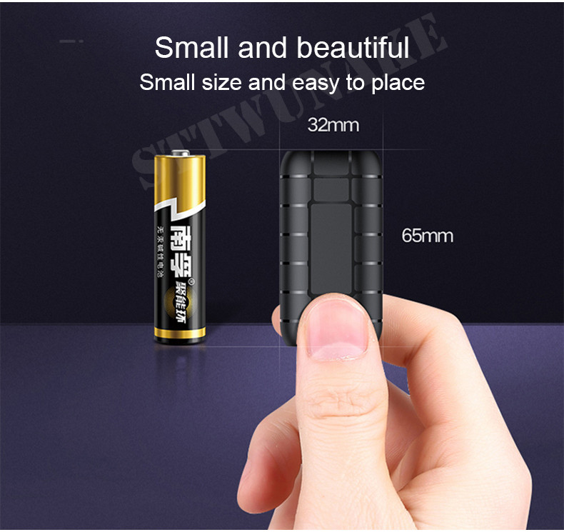 500 Hours Time Mini Voice Activated Recorder Built-in Magnet Spy Small ...