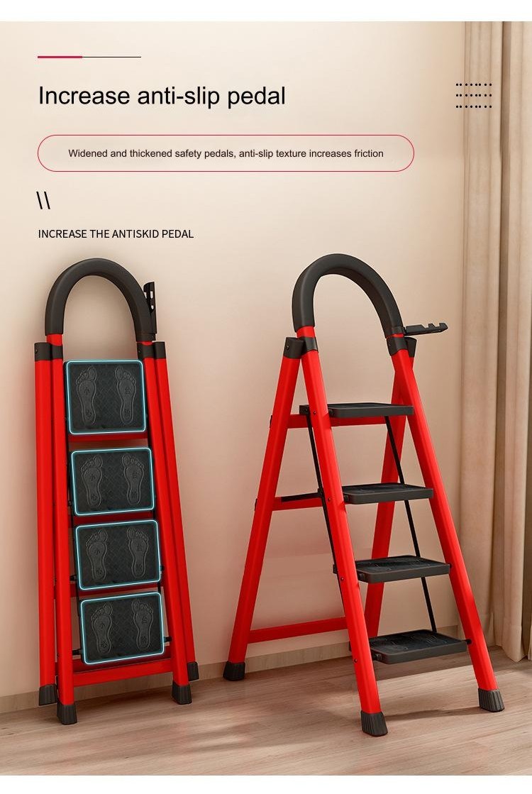 3 /4 /5 /6 STEP tangga lipat ladder household multifunctional folding ...