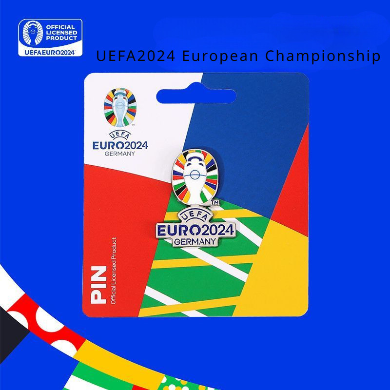 Original EURO2024 UEFA Football Championship Emblem, Souvenir, Badge ...