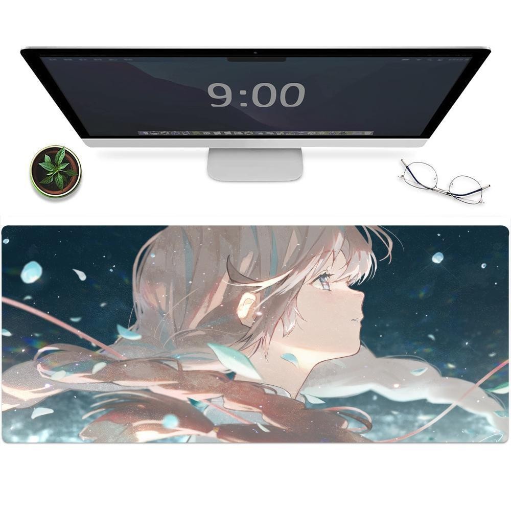 Suzume Mouse Pad Gaming desk tidy Mouse Desk Mat Large Keyboard Pad ...