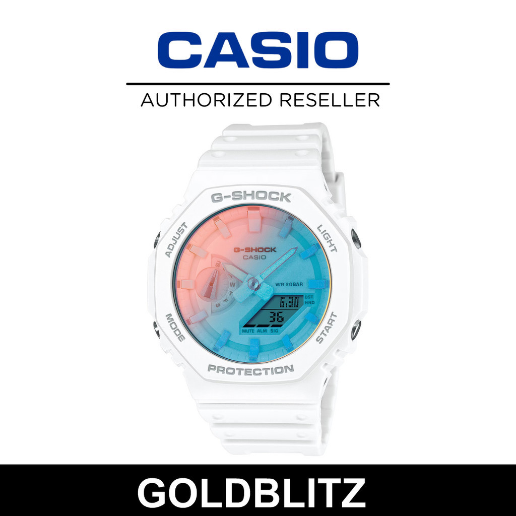 Casio GA-2100TL-7A G-shock Analog-Digital 2100 Series Shock Resistant Reflects Various Hues ...