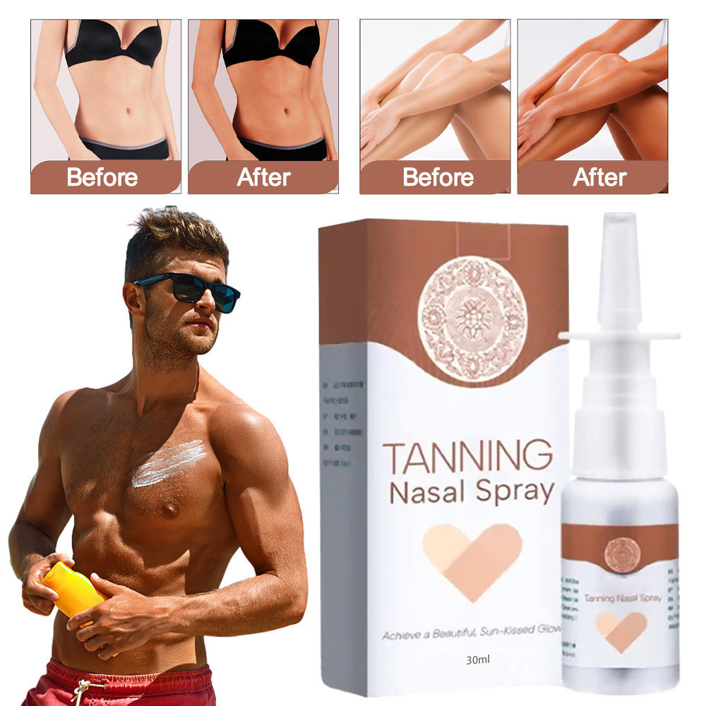 Tanning Nasal Spray Tan Booster Sunbathing Bronzed Tanning Cream Wheat Skin Healthy Skin Tone ...
