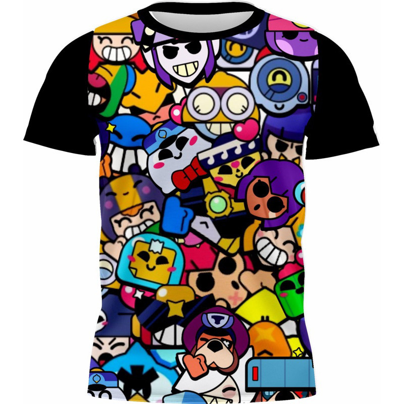 2024 Hot selling Camiseta Brawl Stars 3D printed T-shirt | Shopee Malaysia