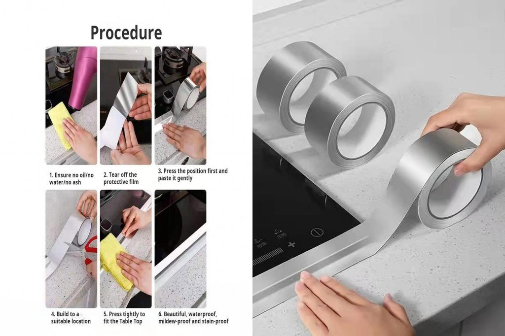 Moisture-proof Foil Tape 20 Meters Foil Tape 20m Heat Resistant Aluminum Foil Tape Waterproof ...