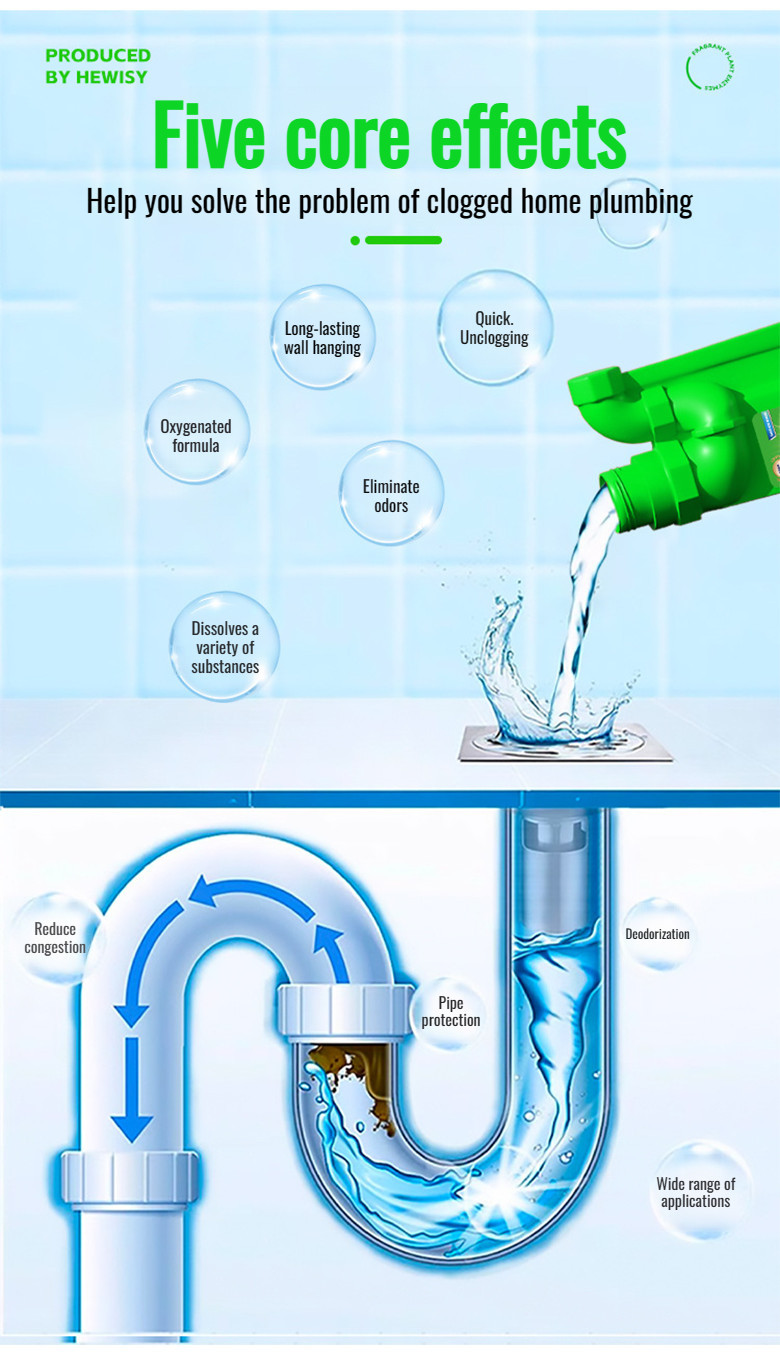 ⚡HOT⚡【100% Sterilization And Cleaning/No Damage To Pipes】Powerful Pipe ...