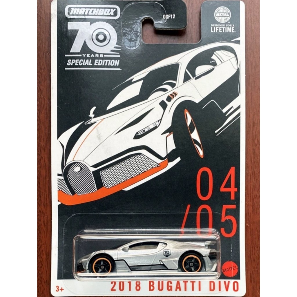 Matchbox Bugatti Divo Alloy Sports Car 70th Anniversary Bugatti ...