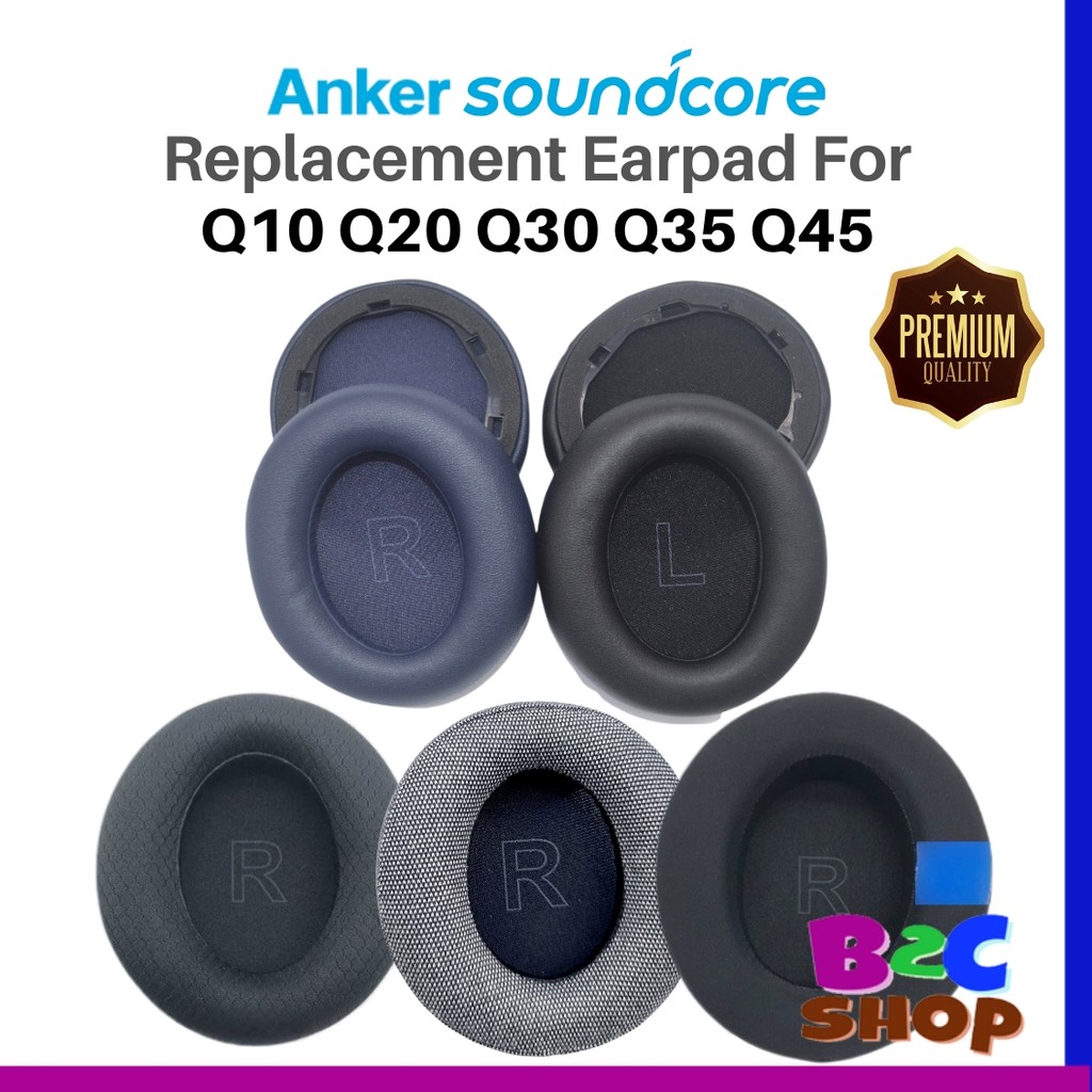 1 Pair Anker Soundcore Life Q10 Q20 Q30 Q35 Q45 Replacement Ear Pads ...