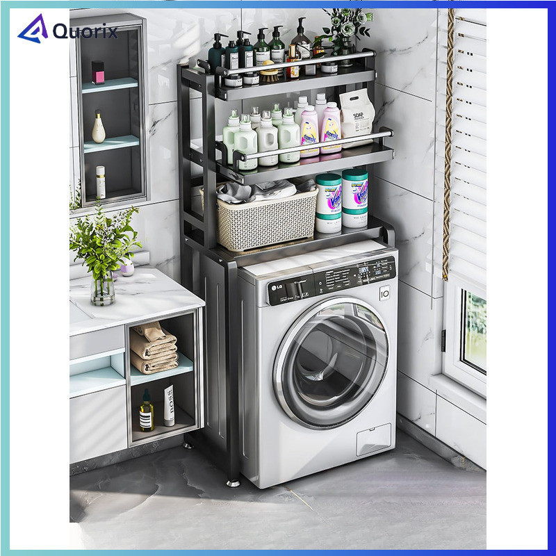 Washing Rack Adjustable Machine Pull Washing Machine Cabinet ...