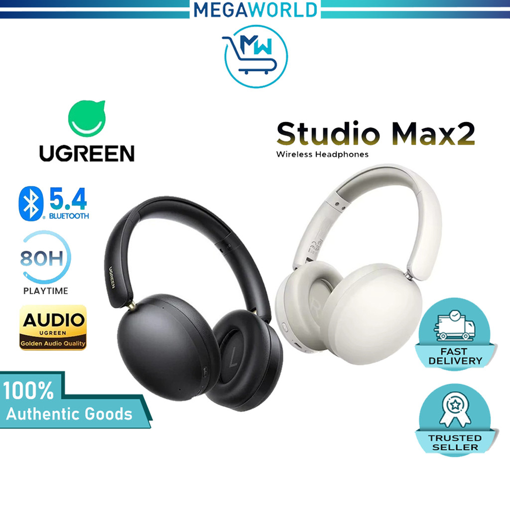 UGREEN Studio Max 2 Bluetooth Wireless Headphone Low Latency Noise Isolation Dual Pairing ...