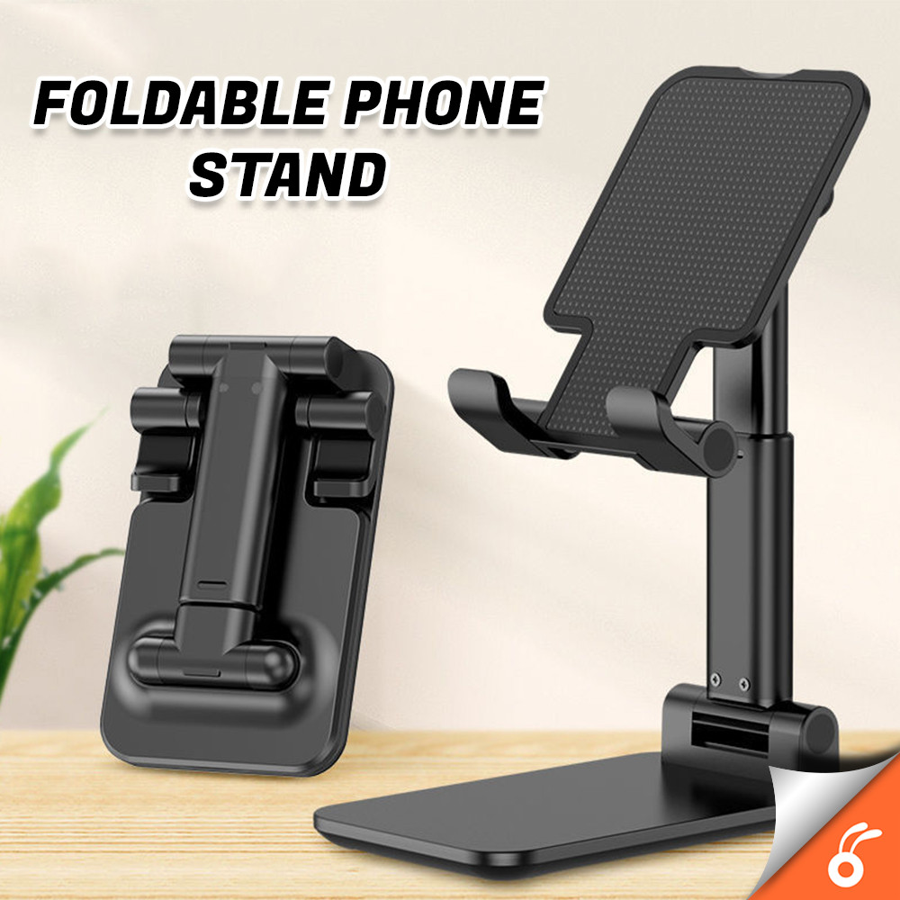 6224 FOLDABLE PHONE STAND Adjustable Height Multiple Angle Desktop ...