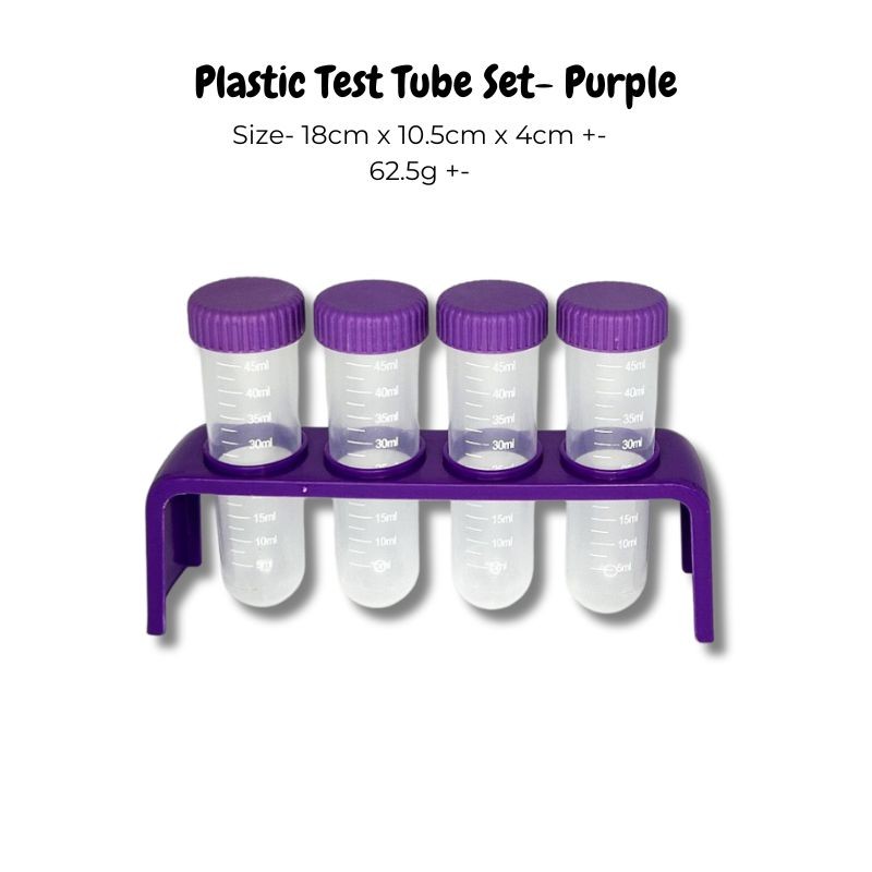 CTD Jumbo Plastic Test Tubes With Stand Primary Science Including 4 ...